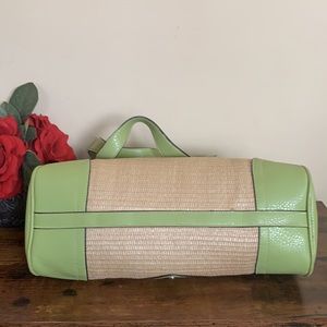 Cato | Bags | Cato Mint Green Straw Leather Hobo Handbag | Poshmark